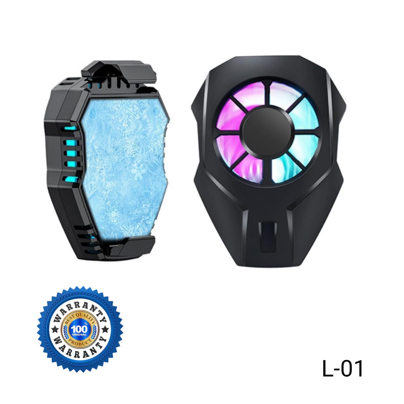 L01 Mobile Phone Radiator Cooler Fan – Black - Ali BD